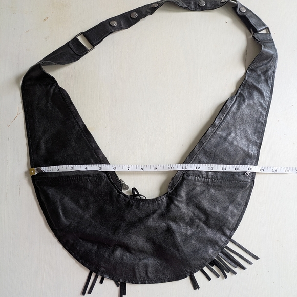 Sash | Bags | Sash Black Leather Crossbody Bag Euc | Poshmark